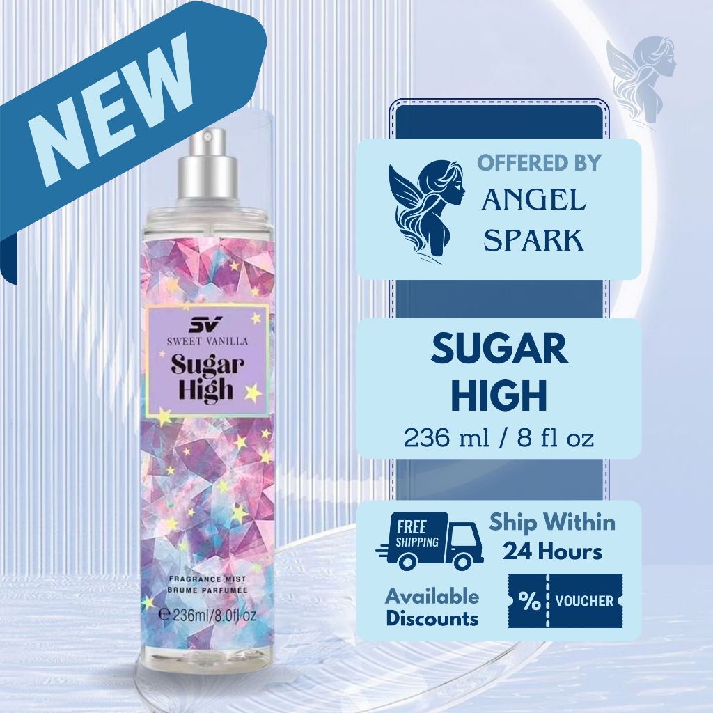 Angel Spark Sweet Vanilla Sugar High Fragrance Mist Brume Parfumee ...