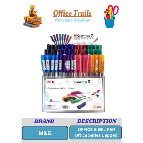 M&G OFFICE G GEL PEN Office Series Capped Gel Pen Sold Per Piece ...