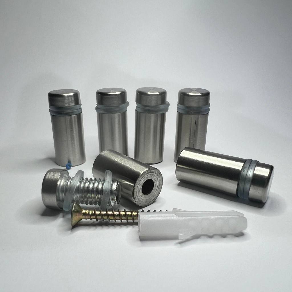 2pcs Advertising Standoff Bolt 12mm x 25mm Glass Acrylic Signage ...