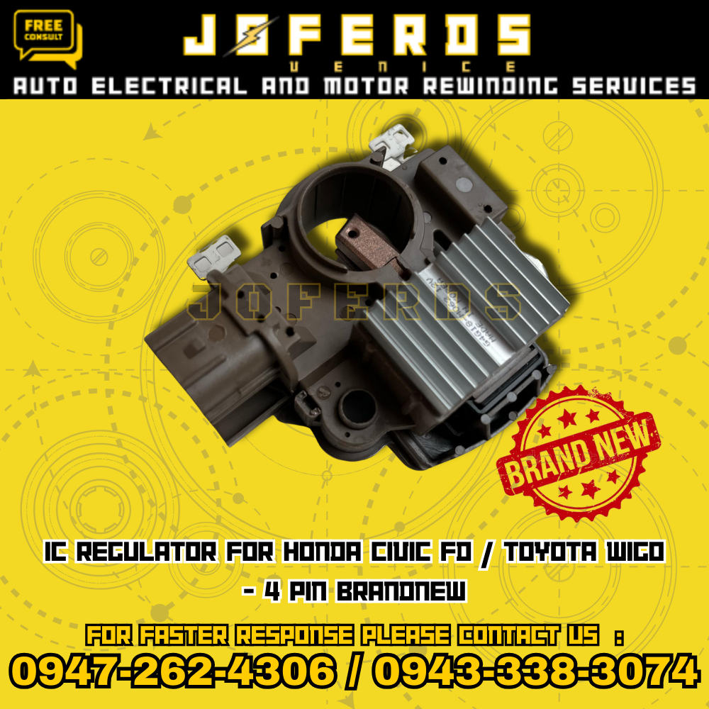 IC REGULATOR FOR HONDA CIVIC FD / TOYOTA WIGO - 4 PIN BRANDNEW | Shopee ...
