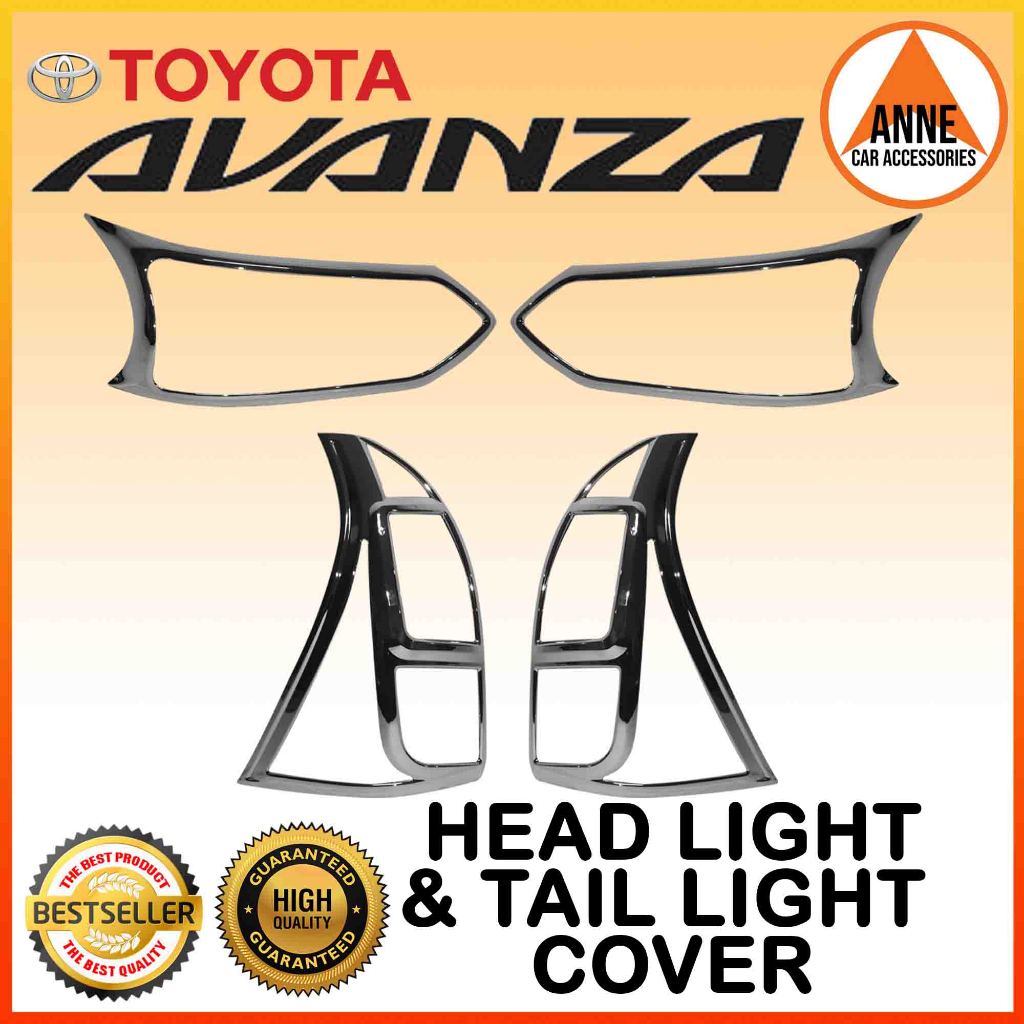Toyota Avanza 2016 - 2018 Model Garnish Cover HLC TLC Chrome | Shopee ...