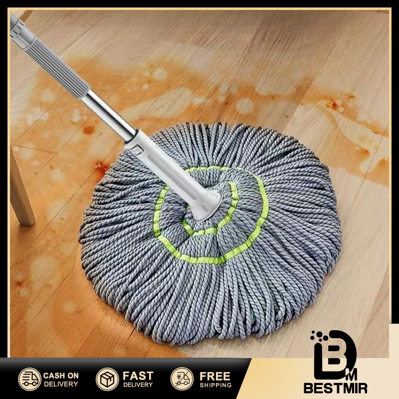 Rotating Telescopic Magic Mop 360 Degree Easy Spin Map Floor Cleaning ...