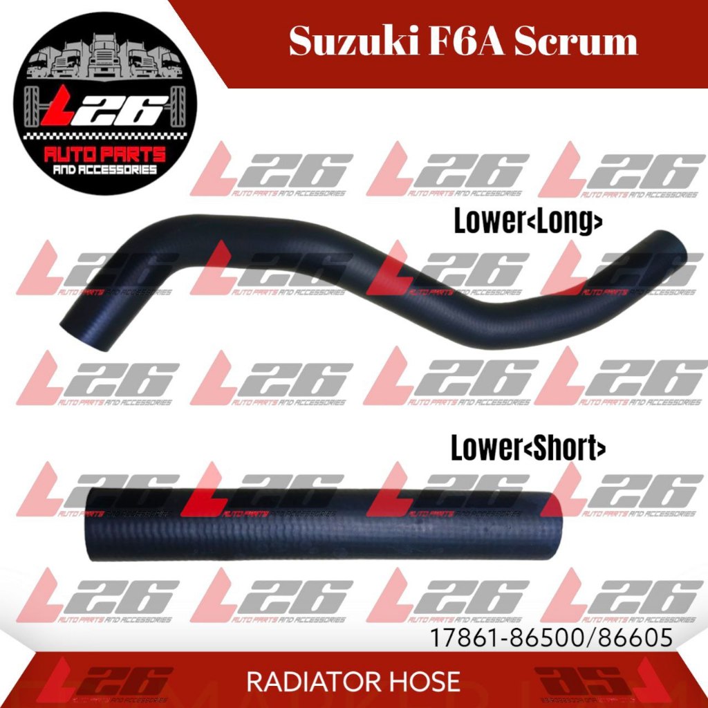 SUZUKI F6A SCRUM RADIATOR HOSE LOWER LONG LOWER SHORT GSK | Shopee ...