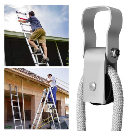 Expansion ladder pulley kit 40Ft expansion ladder rope and pulley kit ...