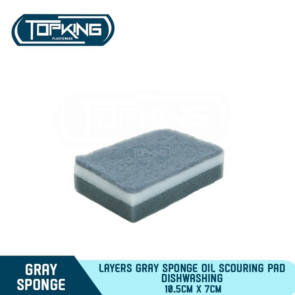 TPK 1PC Oil Scouring Pad Dishwashing Tools Sponge Set Magic Sponge Household Three Layer Sponge ...
