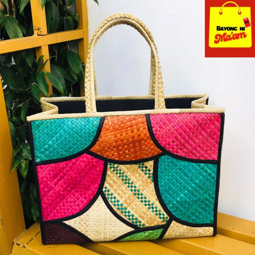 BAYONG NI MA'AM: New! The Beach Tote Bayong Bag with Zippered || Pretty ...