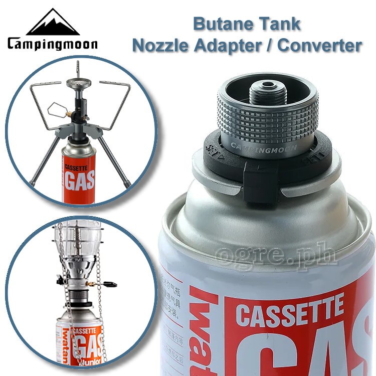 Campingmoon Butane Tank Nozzle Adapter / Converter | Shopee Philippines