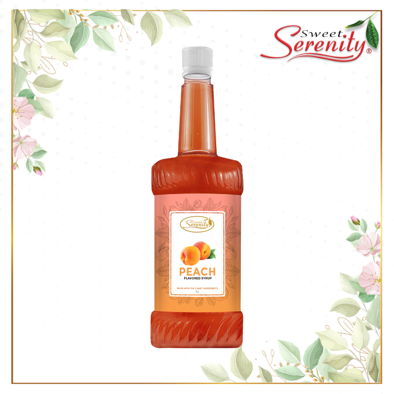 Sweet Serenity Peach Fruit Flavored Syrup | Shopee Philippines