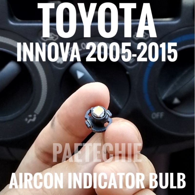 1pc LED Dashboard Climate Control Aircon lamps for Toyota Innova 2005 ...