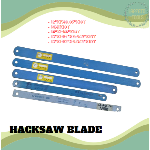 Japan Surplus Branded Hacksaw Blade High Speed Steel Assorted Sizes ...