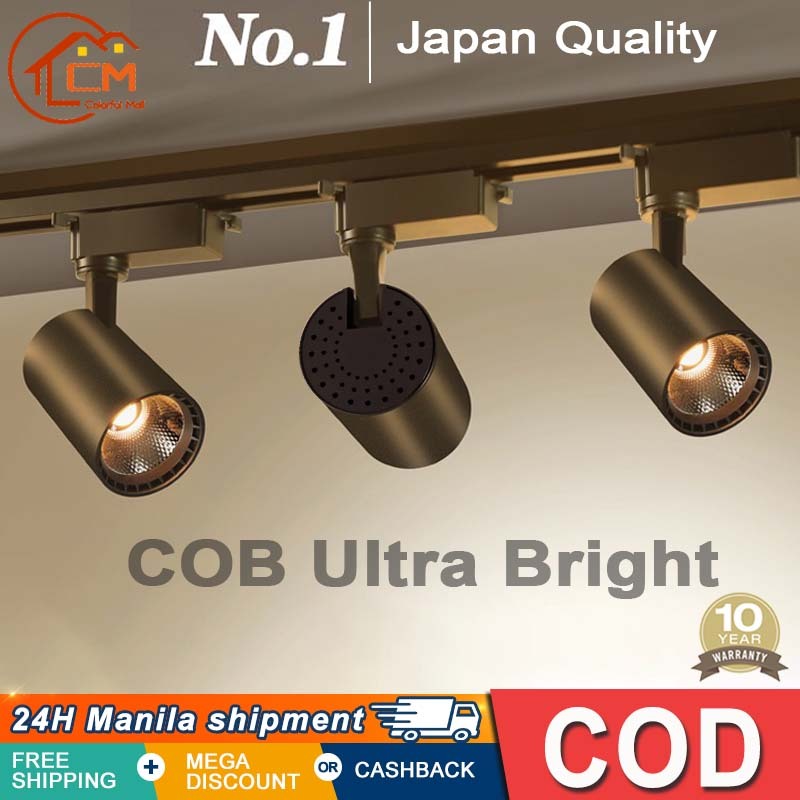 CM Track Light Complete Set Spotlight COB Rail Ceiling Light20W/30W/40W ...