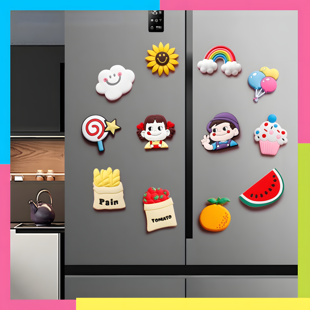 ZW PH 10pcs Fridge ref. magnet magnets cartoon character randomly given ...