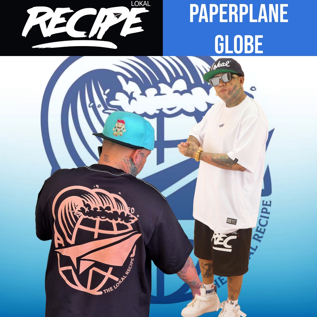 The Lokal Recipe PaperPlane Globe Shirt | Shopee Philippines