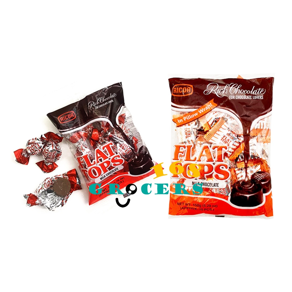 RICOA Flat Tops Milk Chocolate 10s / 30s | Shopee Philippines