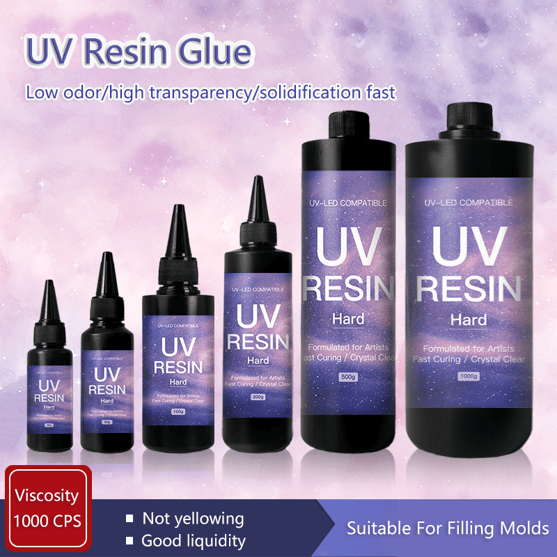 UV resin glue fast dry DIY handmade jewelry to make hard resin crystal ...