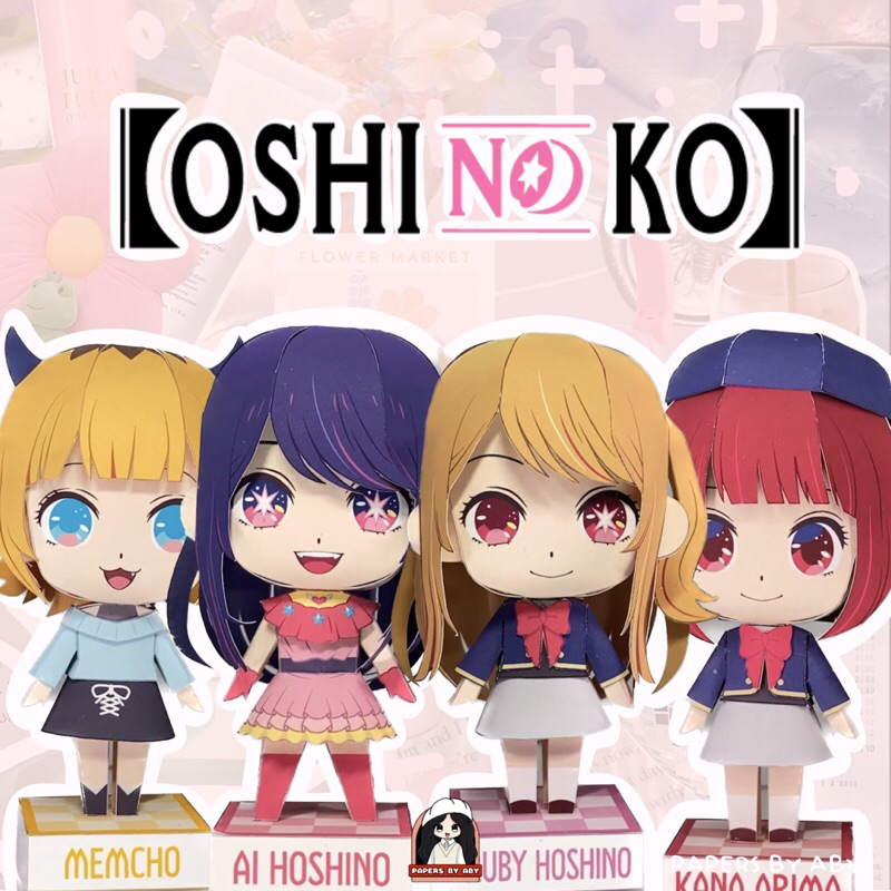 Oshi No Ko Paper Anime Action Figure | Paper Crafts | Shopee Philippines