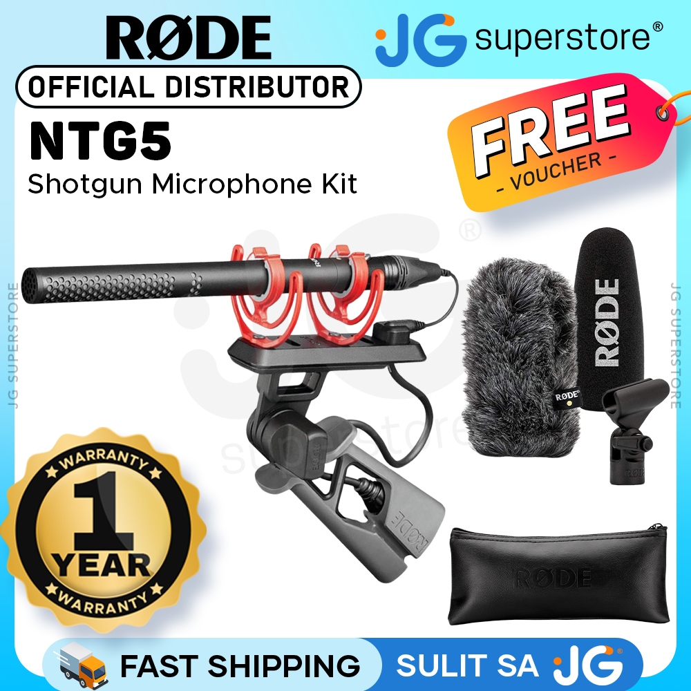 Rode NTG5 Broadcast Grade Shotgun Microphone Kit Supercardioid ...