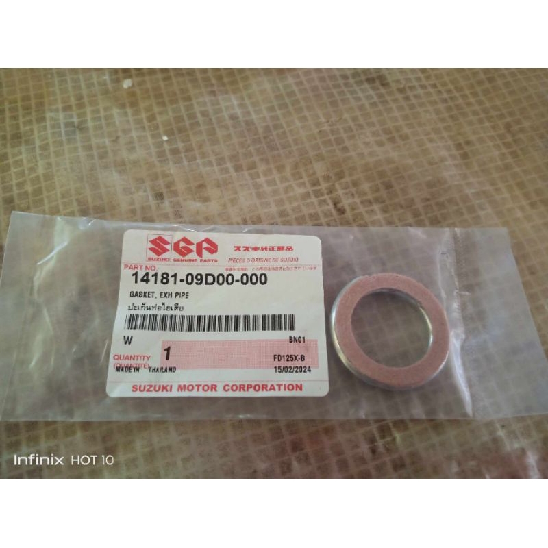 SGP EXHAUST GASKET For Smash 115 Suzuki Genuine Parts | Shopee Philippines