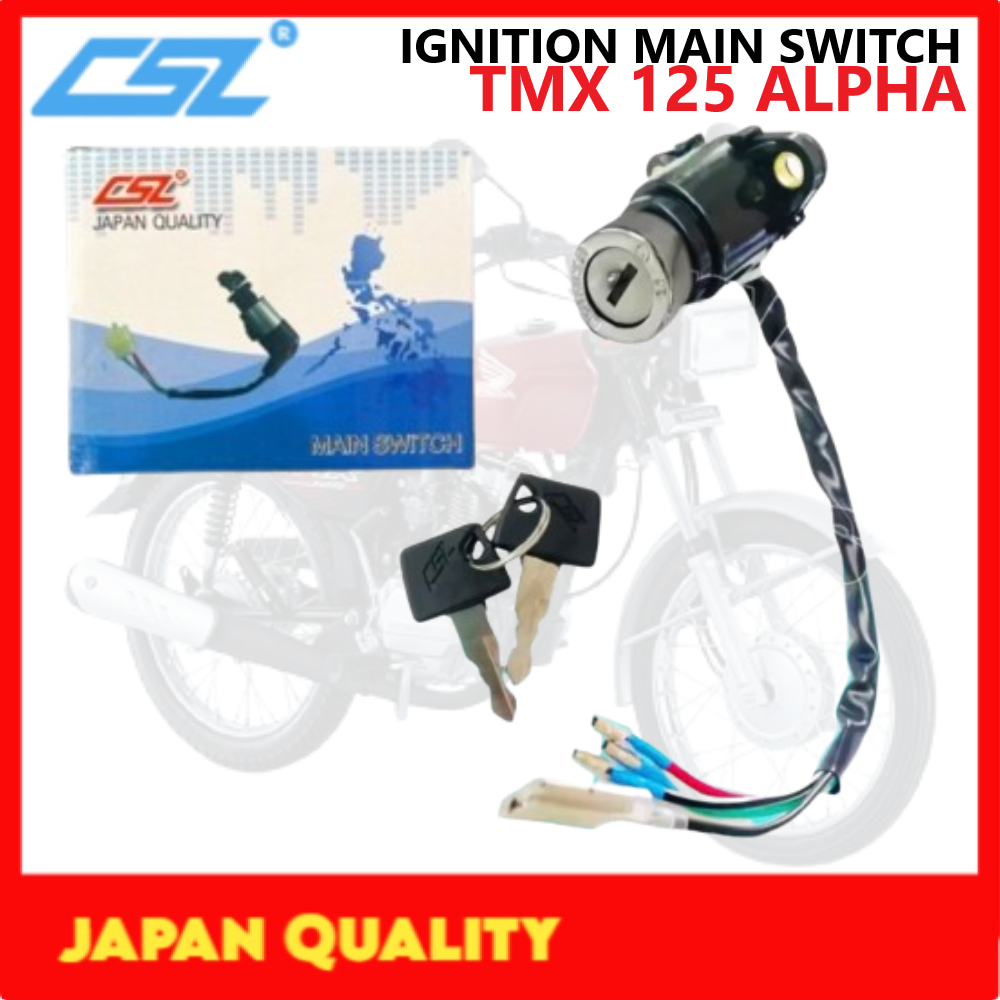CSL Ignition Main Switch 2 Keys for HONDA TMX 125 ALPHA Motorcycles ...