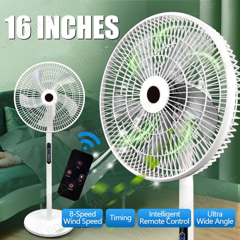 Electric Fan 16 Inch Energy Saving Fan Household Standing Fan With ...