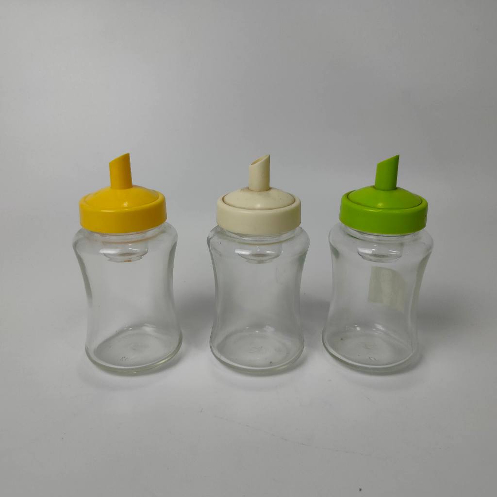 Glass Condiment bottle for soy sauce vinegar chicken oil easy pour no ...