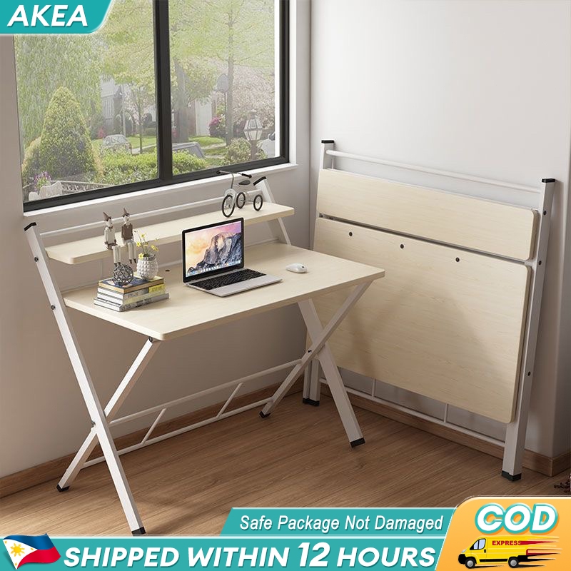 【Fully Assembled】Foldable Writing Computer Desk Student Table Simple ...