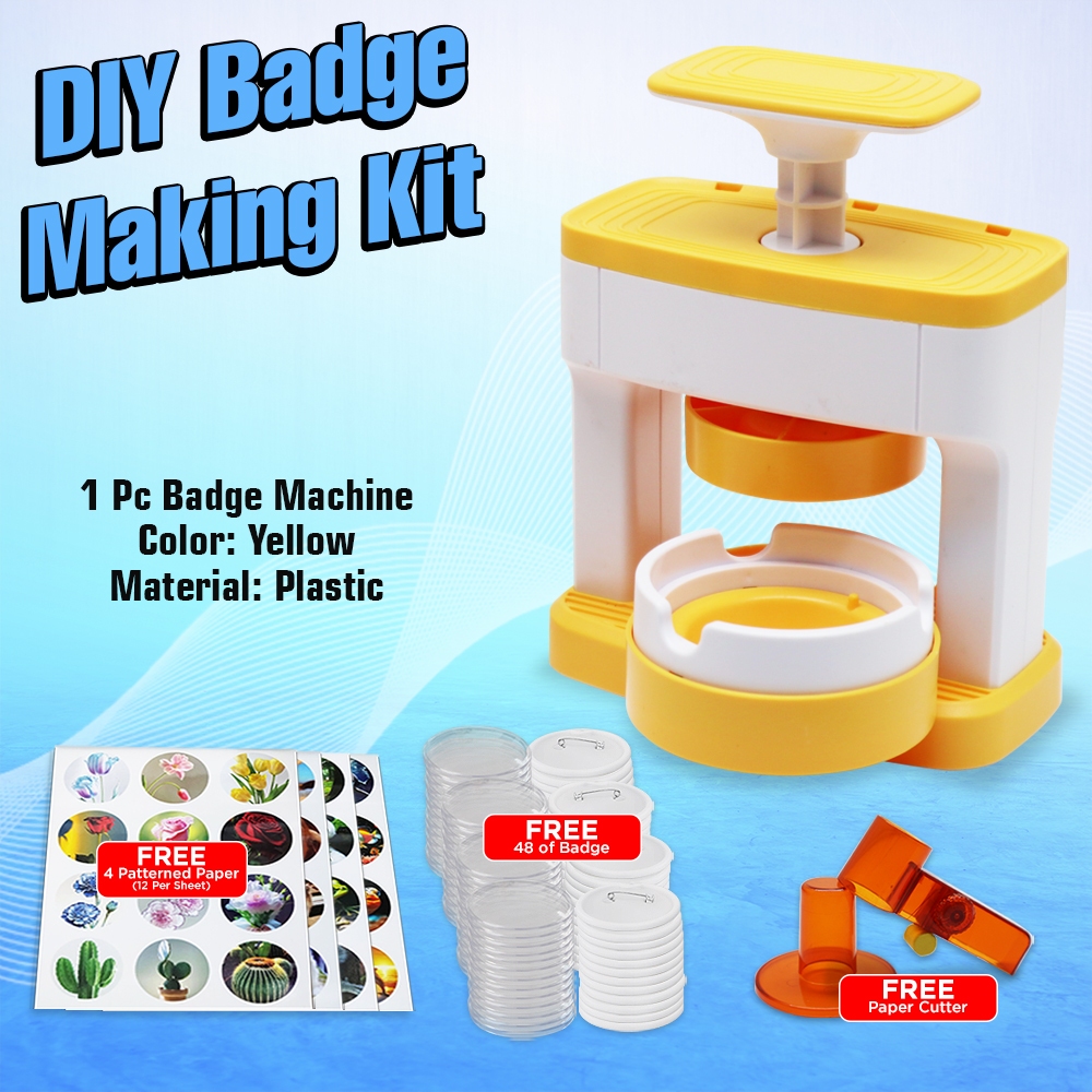 Badge Button Maker Machine for Quality and Stability DIY Toy Badge ...