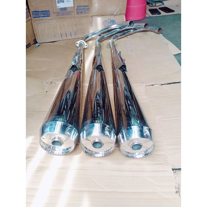 rusi tc macho 125/150/175 version 1 chicken pipe stainless | Shopee ...