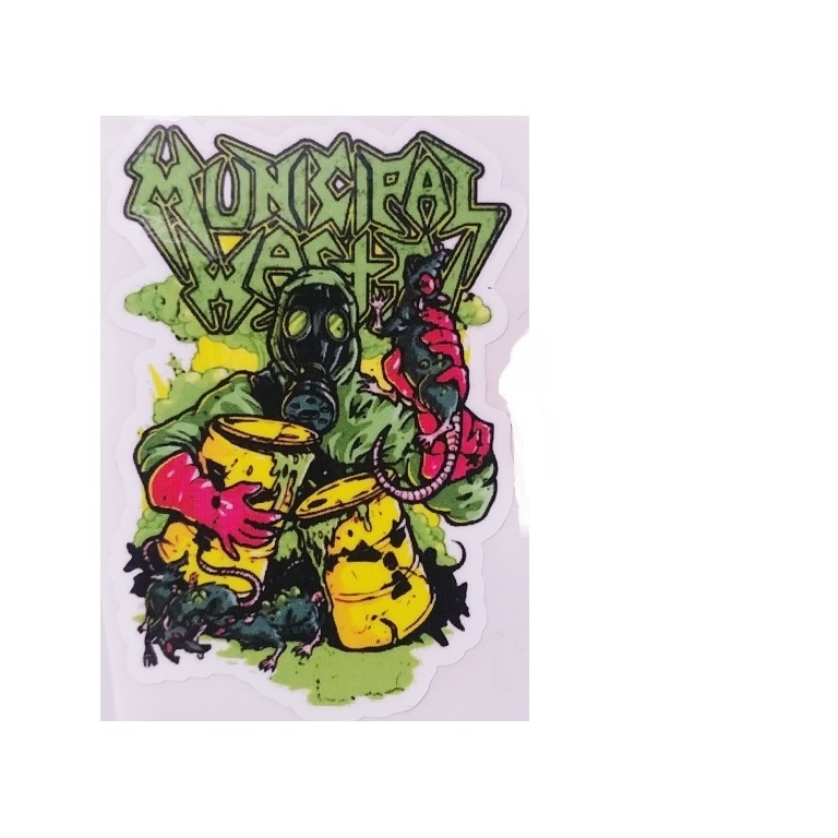 MUNICIPAL WASTE BAND VINYL STICKERS | Shopee Philippines