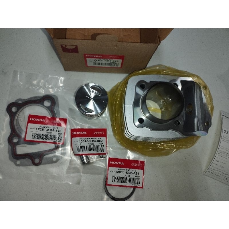 (KB5) cylinder block assy std Honda tmx 155 (complete set) made in ...