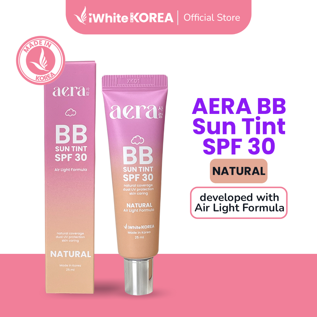 Aera by iWhite Korea BB Sun Tint SPF 30 Natural Tube 25ml | Shopee ...