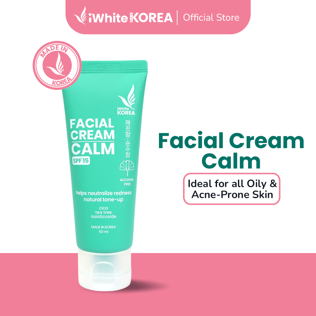 iWhite Korea Facial Cream Calm SPF15 Tube 50ml | Shopee Philippines