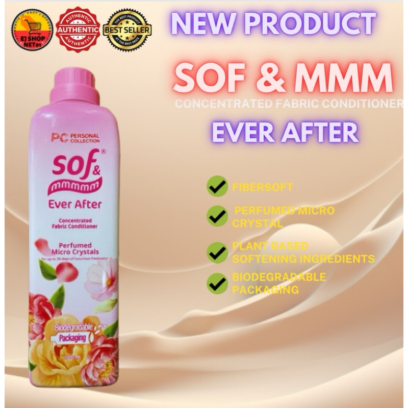 SOF EVER AFTER NEW CONCENTRATED FABRIC CONDITIONER | Shopee Philippines