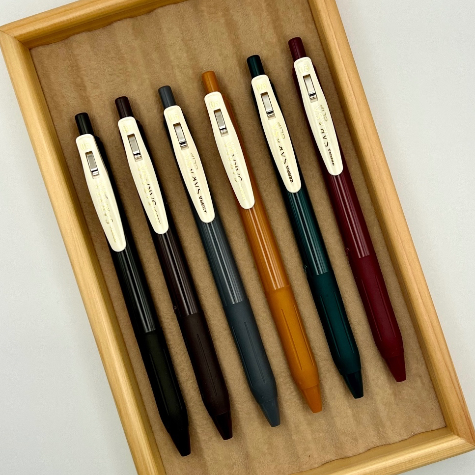 Zebra Sarasa Clip Vintage Colors Gel Pens (0.5mm) // Paperfull Shop ...