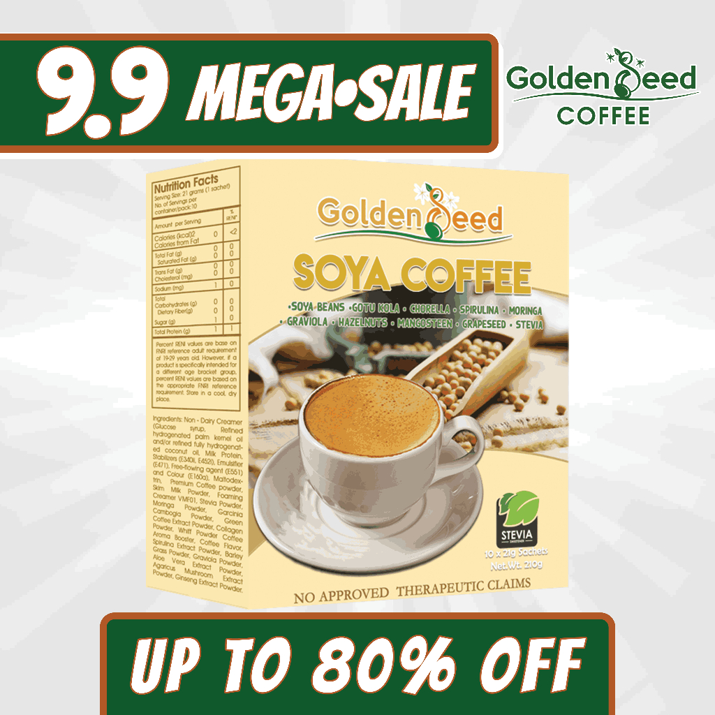 Golden Seed Soya Coffee (Instant Drink Mix) | Shopee Philippines