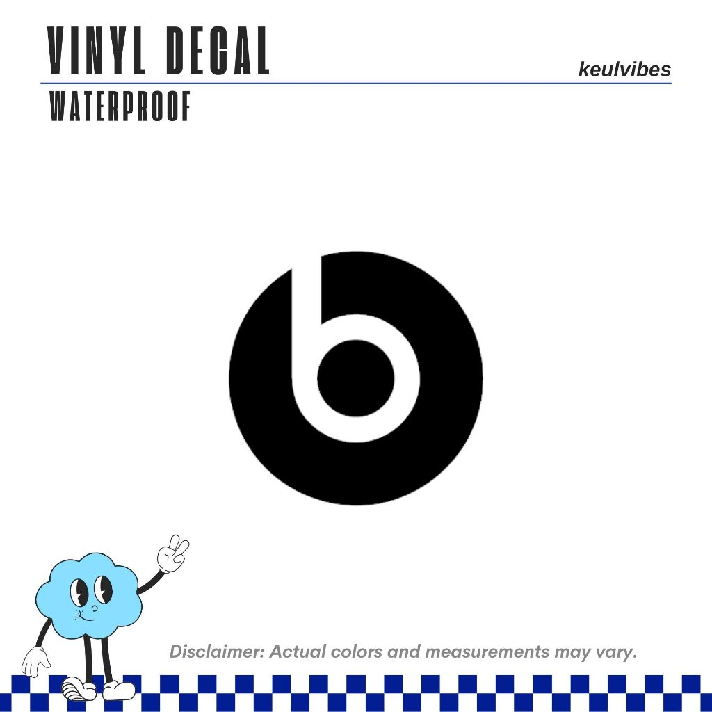 BEATS BY DR DRE LOGO Vinyl Decals brand laptop motor bike car tumbler ...