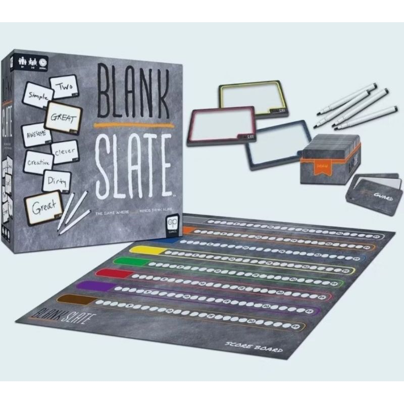 BLANK SLATE CARD GAME (FAMILY GAME) | Shopee Philippines