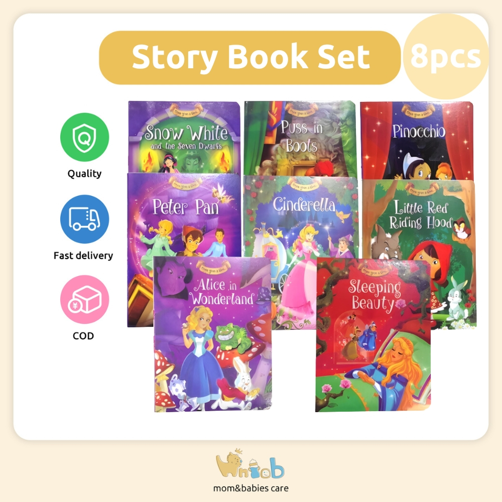Hntob 8pcs Learning Story Book Common Preschool Educational Teaching ...