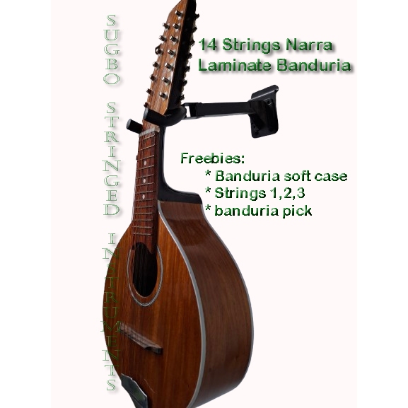 14 Strings Narra Laminate Banduria for Rondalla Ensemble | Shopee ...