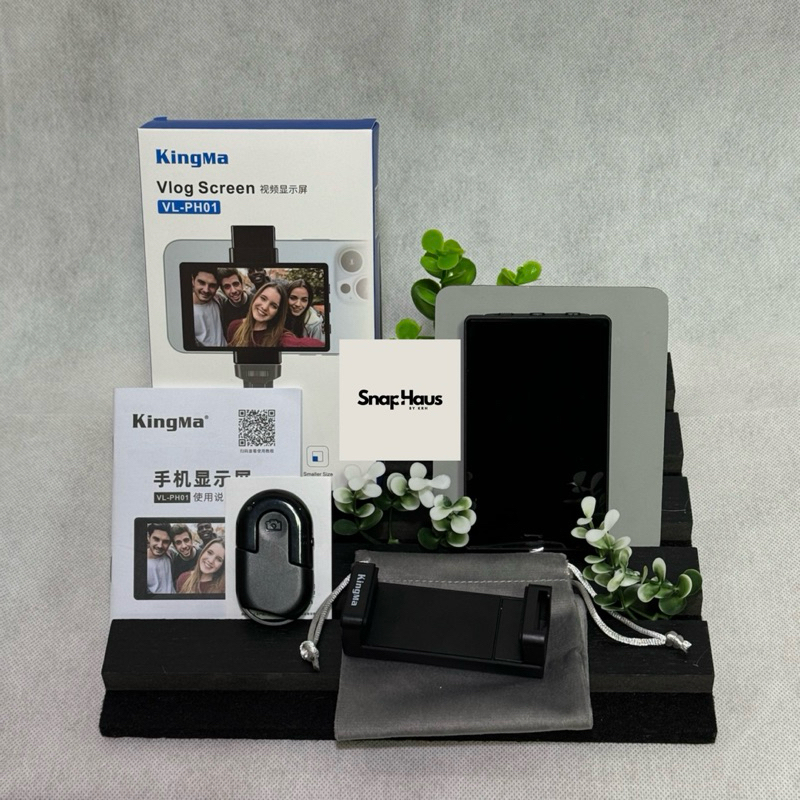 PH01 Portable Mobile Phone Vlog Selfie Monitor Screen Kit Set | Shopee ...