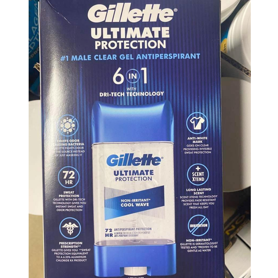 Gillette 72-hr ULTIMATE PROTECTION 6-in-1 Antiperspirant, ORIGINAL from ...