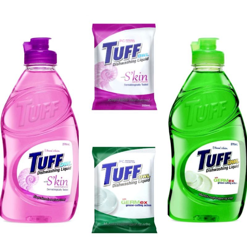 PC Tuff Dishwashing Liquid - Bottle 270 ml, Pouch 200 ml | Shopee ...