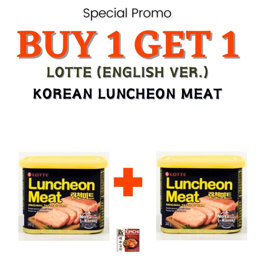 Lotte Luncheon Meat Lotte Luncheon Meat - 340g - Food Pork Chicken ...