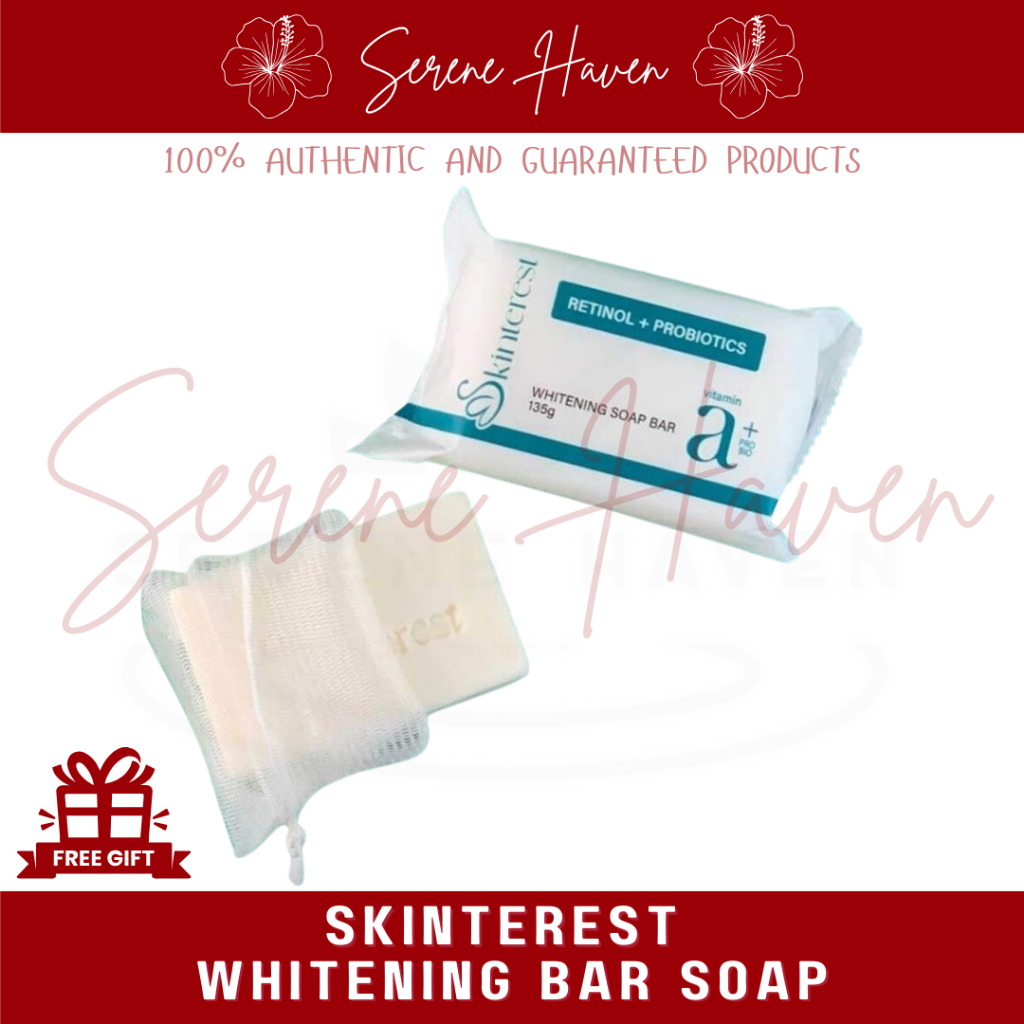 Skinterest Retinol + Probiotics Whitening Soap Bar 135g | Shopee ...