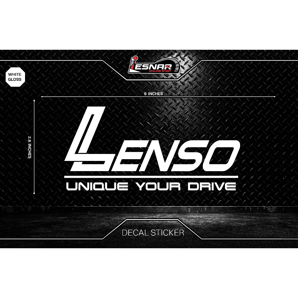 Lenso Unique your drive Sticker | Shopee Philippines