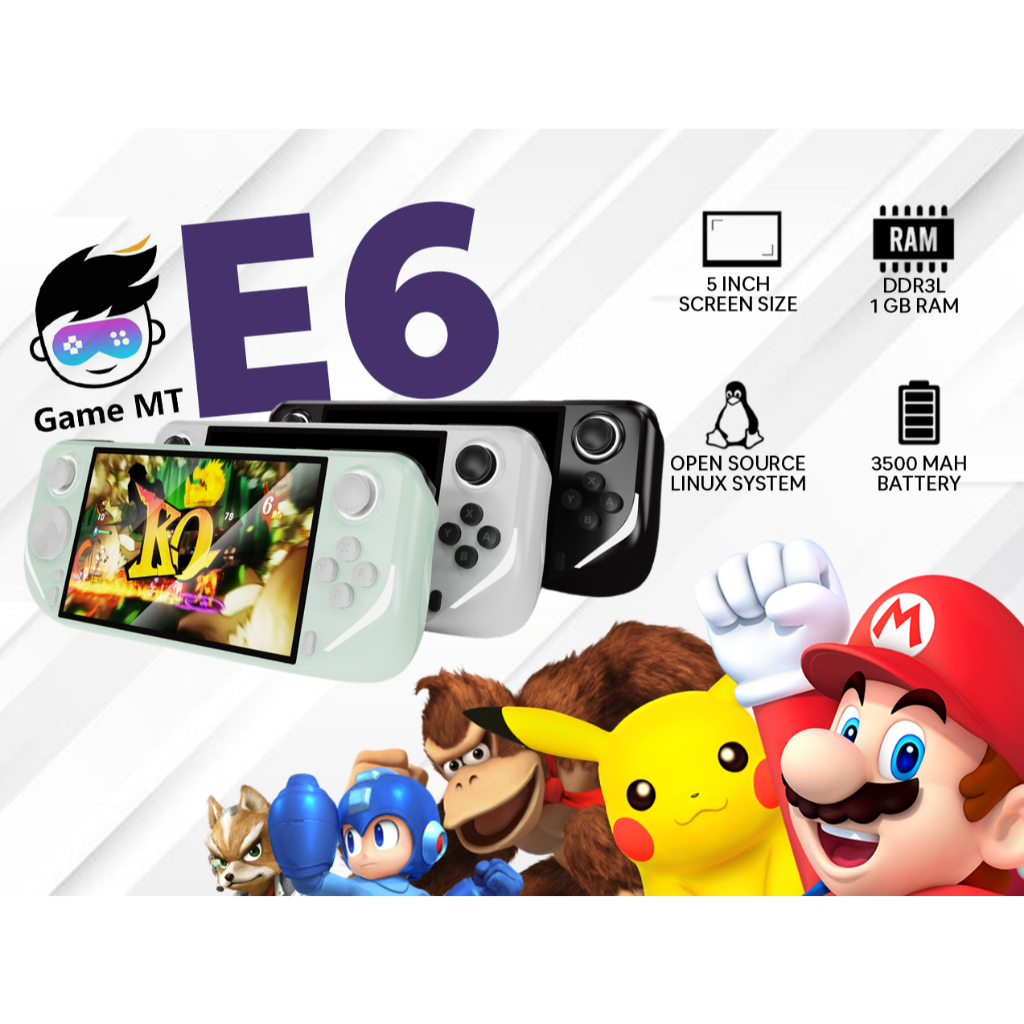 AlphaWolf | GAMEMT E6 Handheld A.K.A. RETRO PRO ULTRA Game Console 5 ...