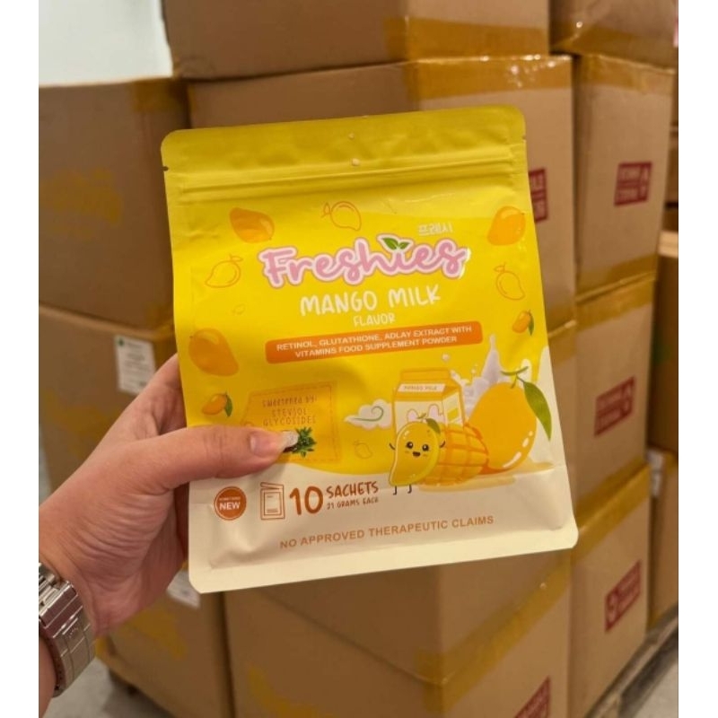 FRESHIES MANGO Drink with Freebies | Shopee Philippines