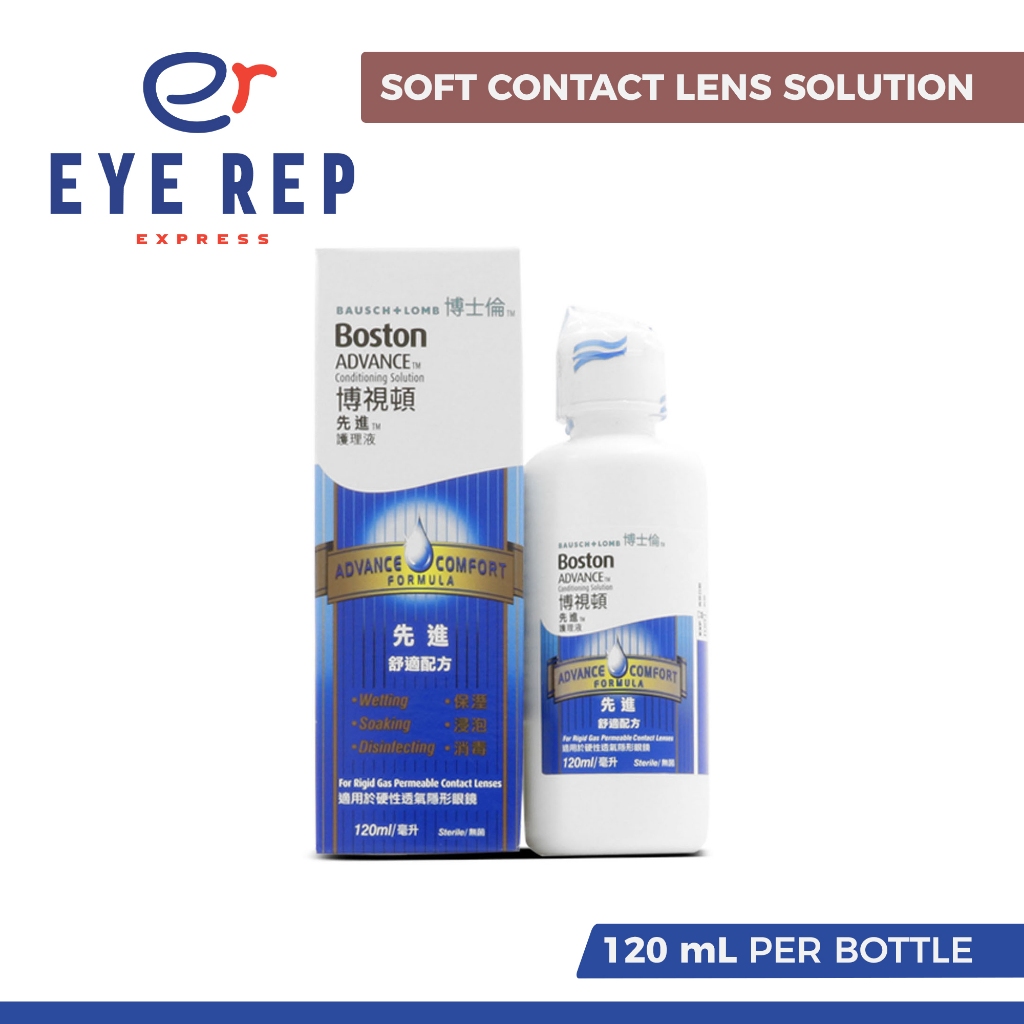 Boston Advance Conditioning Lens Solutions for Hard Contact Lenses (120ml) | Shopee Philippines