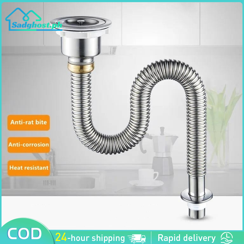Kitchen Sink Filter Drainer Stainless Steel Hose Drainer To Prevent ...