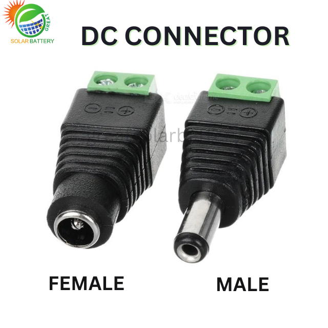 Dc Connector Female and Male 12V Power Plug Jack High Current Connector ...